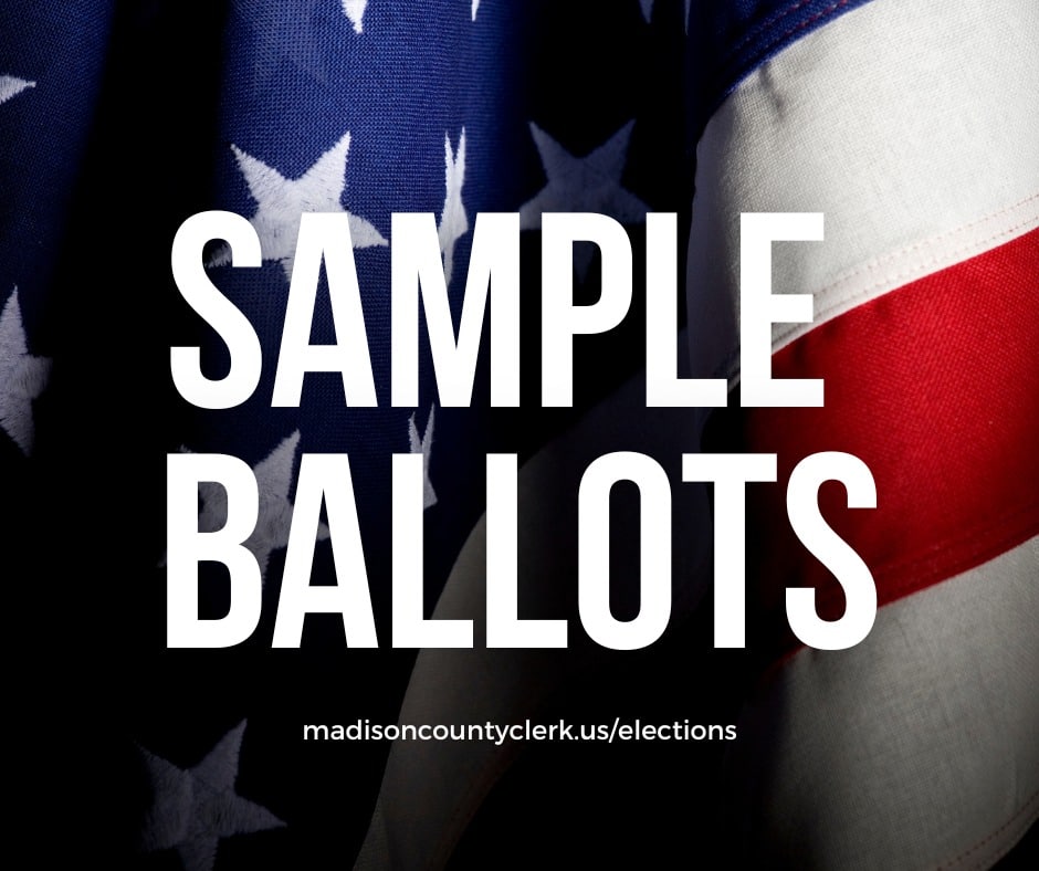 See Madison County Sample Ballot With Links To Absentee Requests New 1196